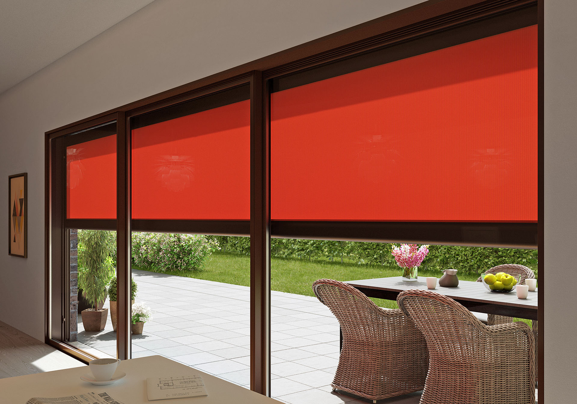 External blinds and outdoor screens - Made to measure - Castle Blinds ...